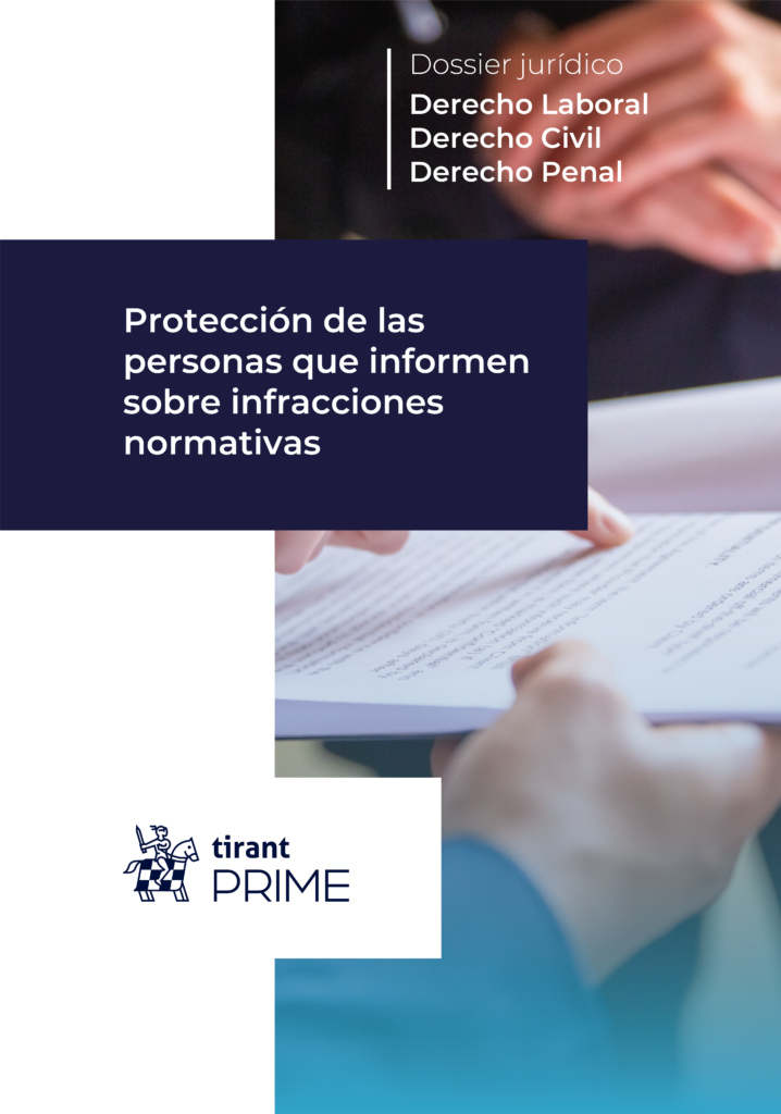 Protección de las personas que informen sobre infracciones normativas ...